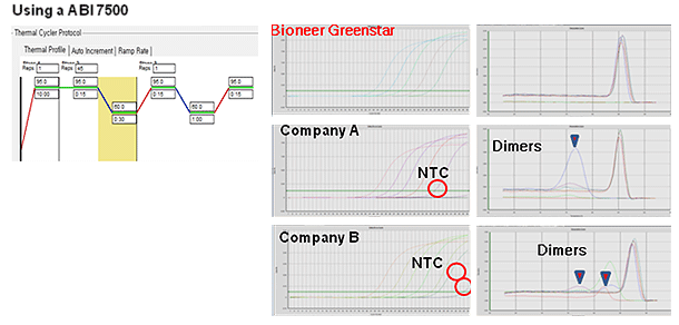 2X GreenStar master mix solution from Bioneer
